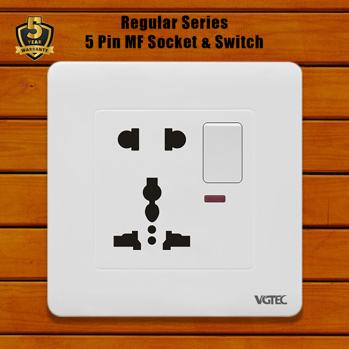 5 Pin MF Socket / Multifunctional Socket (Regular series) | Daraz.com.bd