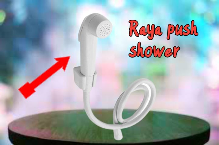 Toilet Push Shower Hand Push Shower Commode Shower Set Off White (3 ...