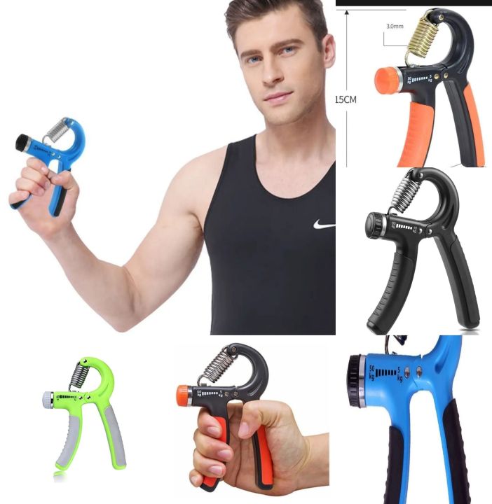 Stylish Addition - 1 Piece Hand Grip & Wrist Strengthener - Metal ...