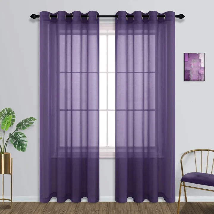 Add a Delicate Touch with Weightless Georgette Curtains | Daraz.com.bd