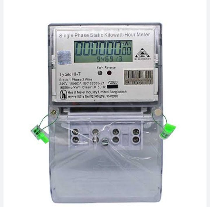 Hosaf Digital Sub Meter Type HI-7 Single Phase Kilowatt Hour Energy Sub-Meter Static KWH | Daraz ...