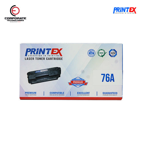 PRINTEX Compatible 76A Black Toner | Compatible Devices With HP LaserJet Pro M404 & HP LaserJet ...