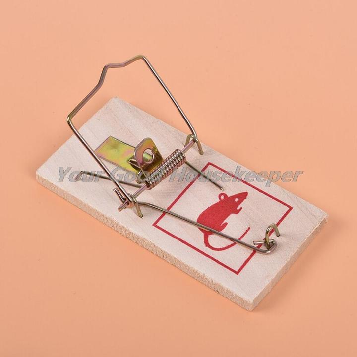 Traditional Wooden Mouse Traps Classic Mice Rat Pet Rodent Control ...