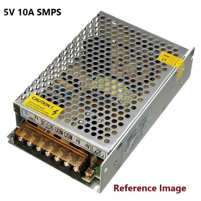 5V 10A SMPS AC 220V To DC 5V SMPS 10A 50W Switching Mode Power Supply ...
