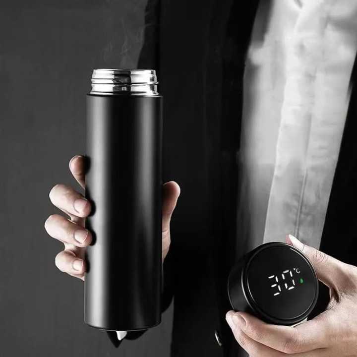 450Ml Smart Stainless Steel Led Thermos Bottle - Keep Your Beverages ...