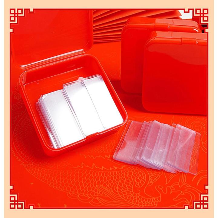 60Pcs/Box Double Sided Stickers Tape Transparent Non-marking Strong ...