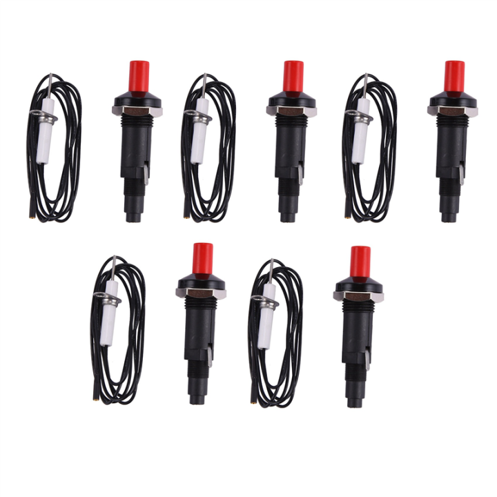 5X Piezo Ignition Set with Cable 1000mm Long Push Button Kitchen for ...