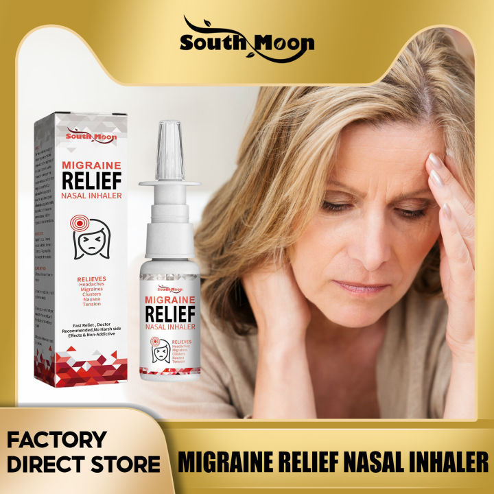 South Moon Migraine Relief Nasal Inhaler Head Pain Treatment Medical ...