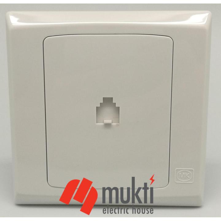 MK Made in Singapore SLIMLINE PLUS Telephone RJ11 Voice American type ...