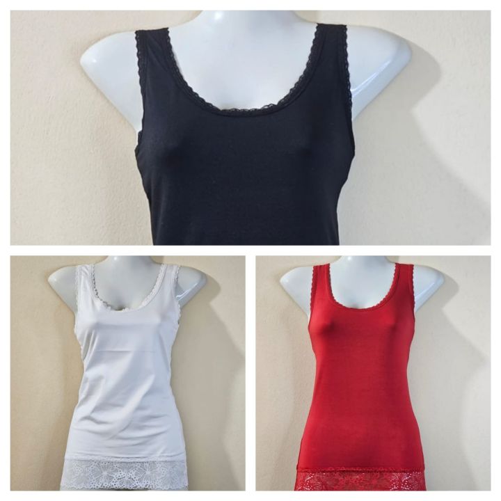 3 Piece Set Active Basic Women's Seamless Tank Top Inner wear camisoles ...