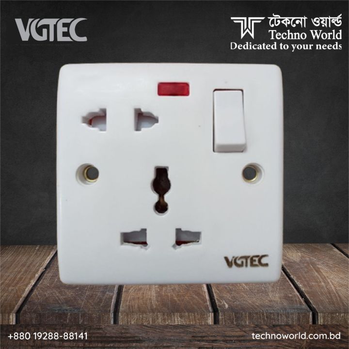 5 Pin Multi Socket With Switch 5 Pin Socket 5 Pin Universal Socket Bd