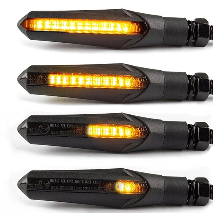 LED Indicator light for motorcycle. flash Running yellow- 2 Pis | Daraz ...