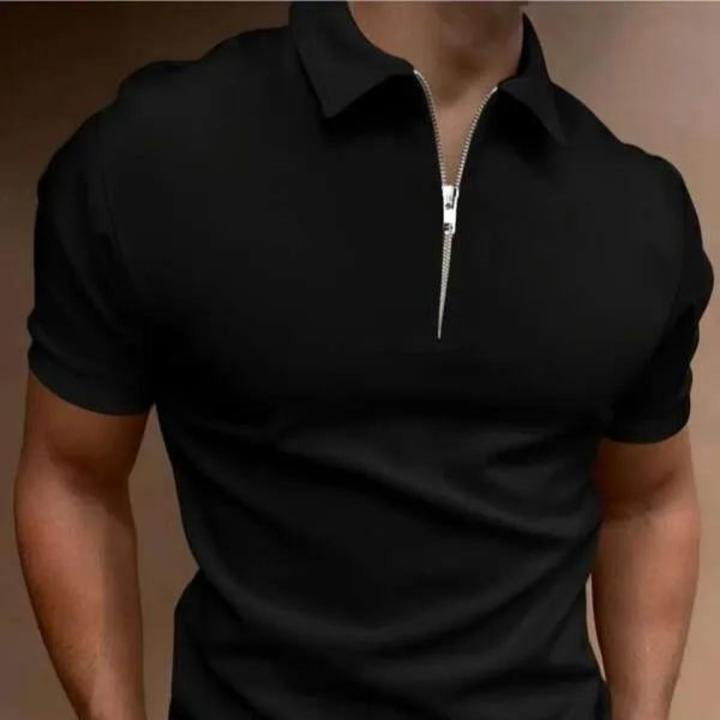 Premium Zipper Polo shirt for man's | Daraz.com.bd