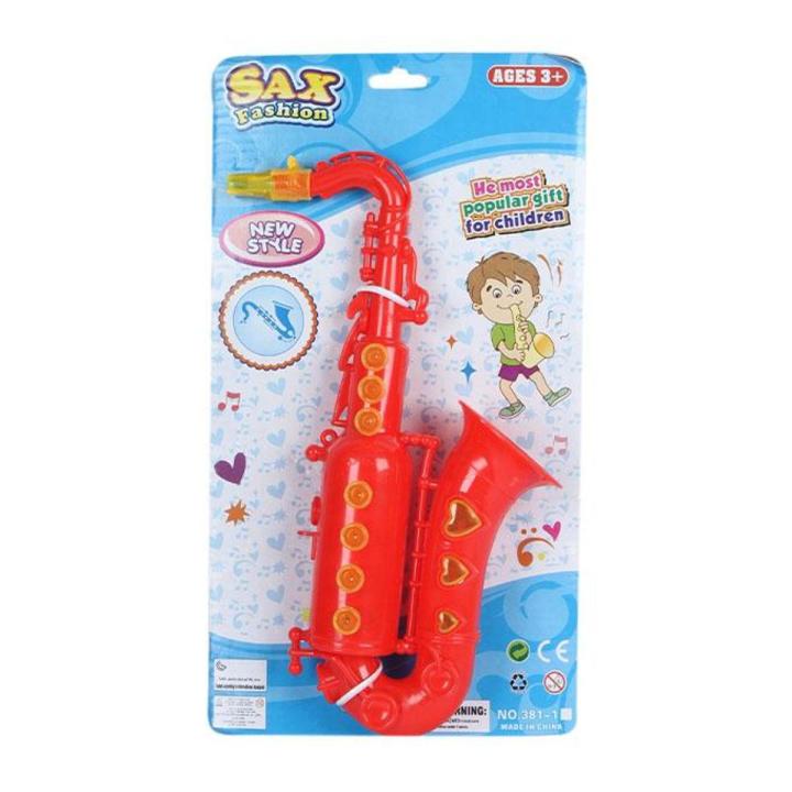 Plastic Toy Saxophone - Red | Daraz.com.bd