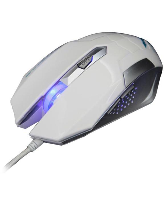 HV-MS691-6D 2400DPI Optical Adjustable Wired Gaming Mouse - White | Daraz.com.bd
