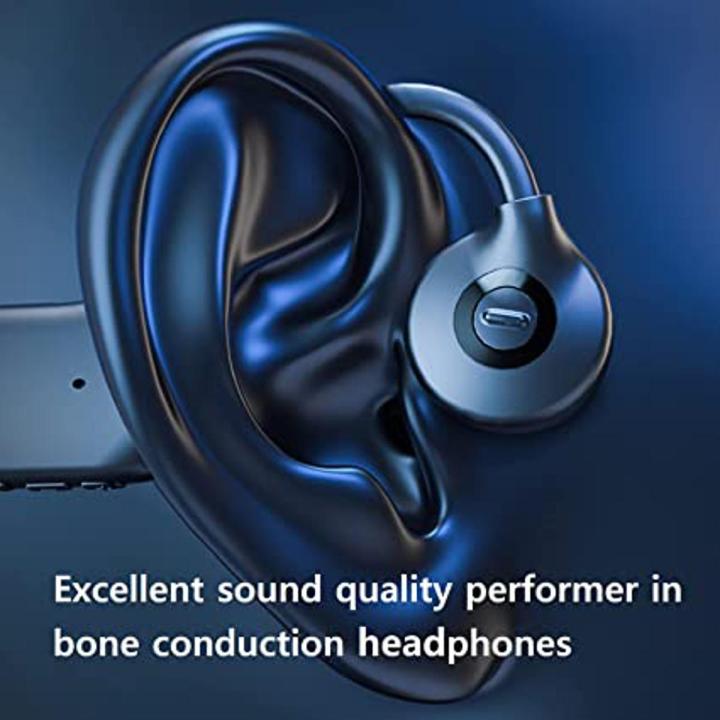 RELAXYO Bone Conduction Headphones - Black | Daraz.com.bd