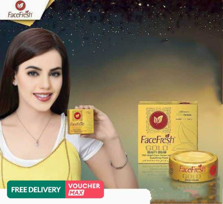 Face Fresh Gold Whitening Beauty Cream-30gm | Daraz.com.bd