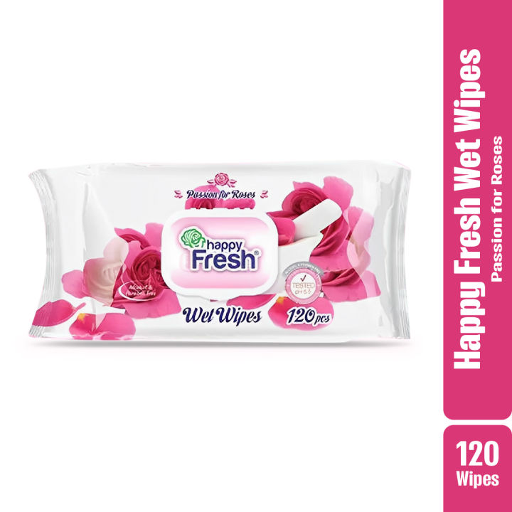 Happy Fresh Wet Wipes 120 pcs | Daraz.com.bd