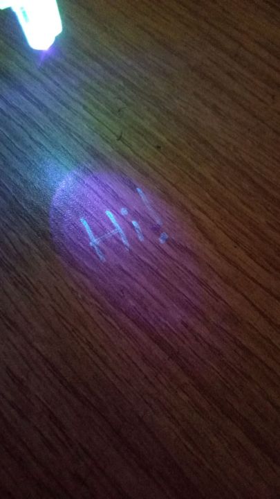 Luminous Light Pen Invisible Ink Magic UV Light Money Detector Pen 2 In ...