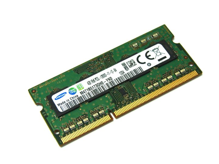 4GB DDR3 PC3L-12800 - 1600 mhz CL11 204Pin SODIMM Laptop Ram With 1Year ...