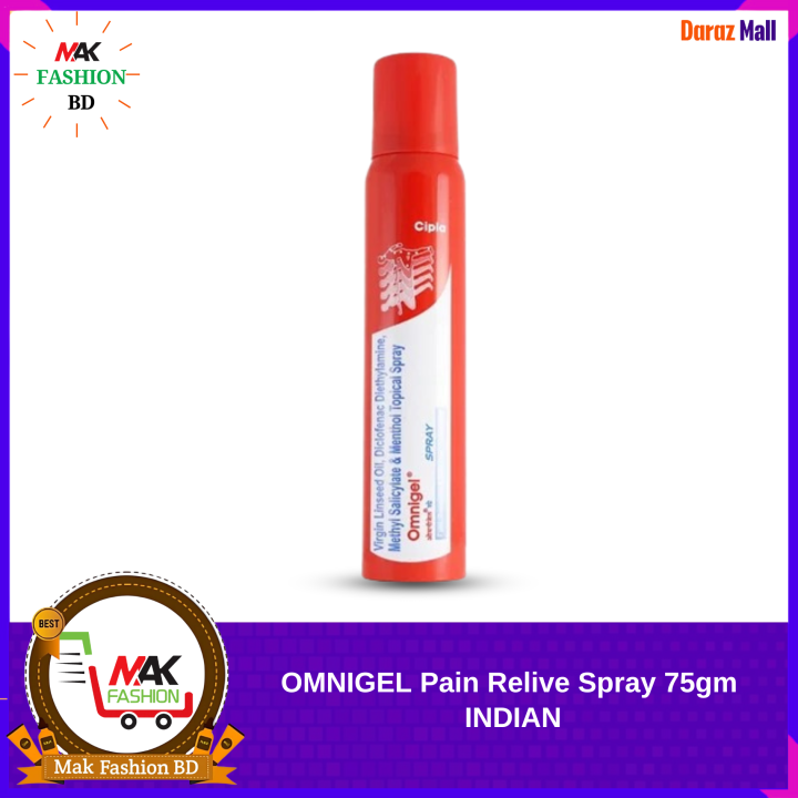 OMNIGEL Pain Relive Spray 75gm INDIAN | Daraz.com.bd