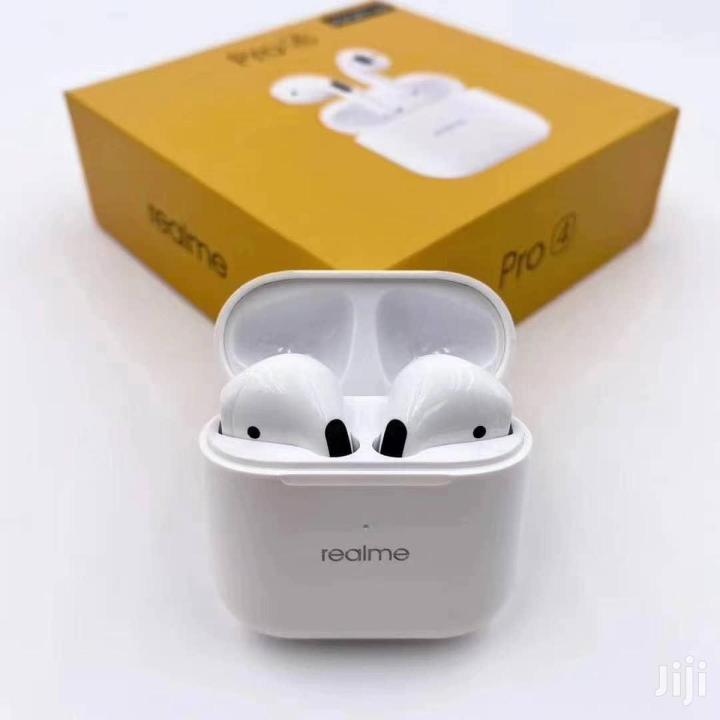 New Realme Pro 4 Air Pods - White | Daraz.com.bd
