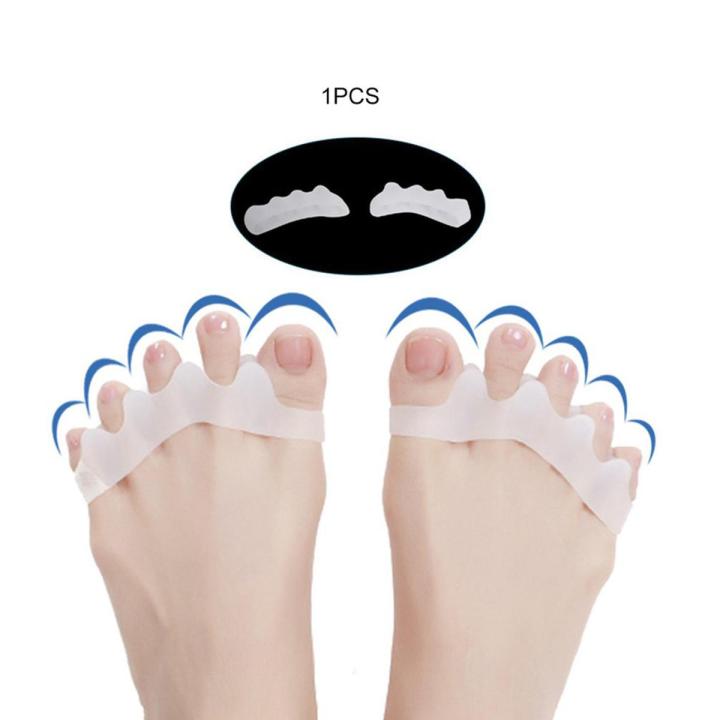 5 Hole High Elastic Toe Finger Straightener Hammer Toe Hallux Valgus ...