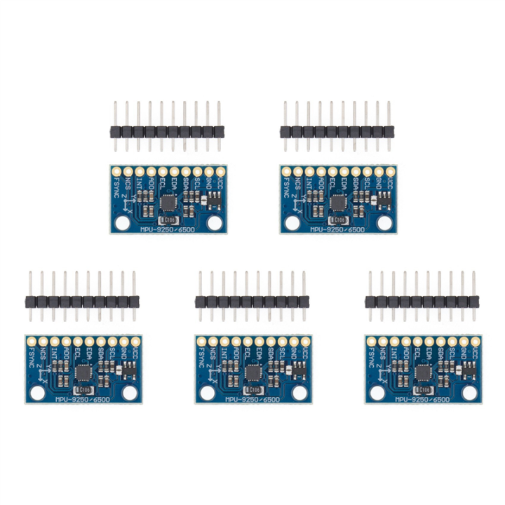 FORIDE 5X MPU-9250 -9250 9-Axis Sensor Module I2C/SPI Communications Thriaxis Gyroscope ...