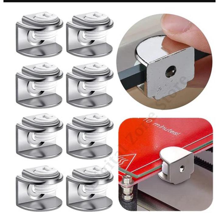 40 Pcs Glass Bed Clips Adjustable Glass Bed Clips Clamp Compatible ...