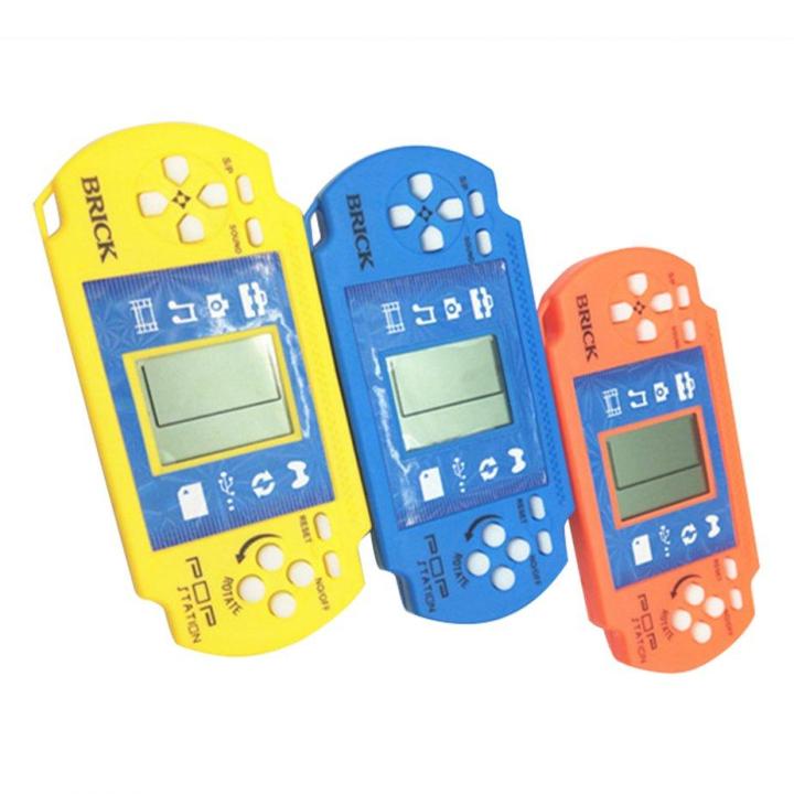 Kids Electronic Tetris LCD Educational Toys Brick Game Handheld Machine ...
