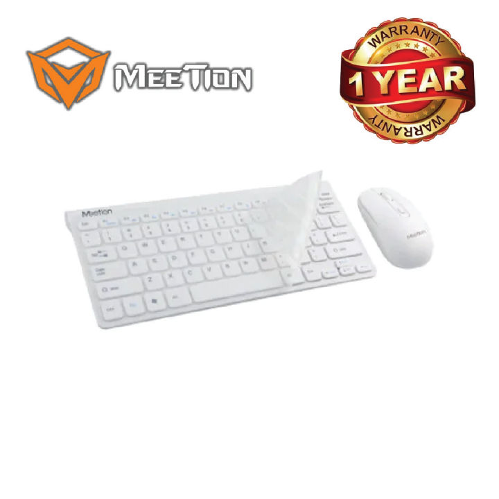 Wireless mouse keyboard combo with keyboard protector Meetion | Daraz ...