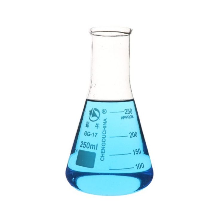 Glass Lab Beaker Lab Supplies 250ml Thickened Borosilicate Beaker Flat ...