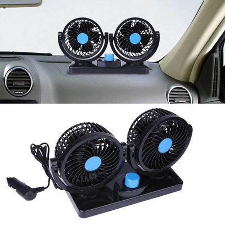 Dual Head 12V Car Fan | Daraz.com.bd