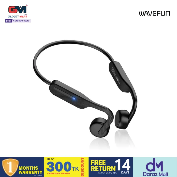 Wavefun Move Bluetooth Earphone Wireless Bone Conduction Headphones ...