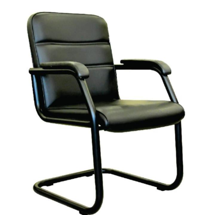 Mild Steel Black Chair Formal Office Chair/Executive Chair/ Visitor ...