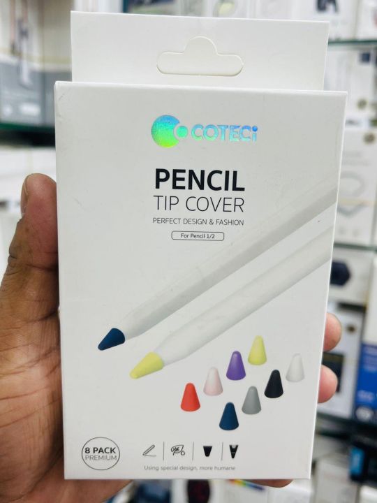 COTEETCI AP PENCIL 1ST GEN 2ND NIB TIP COVER 8 COLORS | Daraz.com.bd