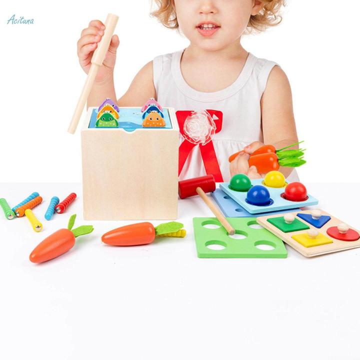 Montessori Object Permanence Box Hand Eye Coordination for Preschool ...