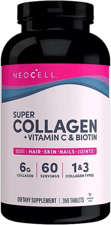 NeoCell Super Collagen With Vitamin C and Biotin, Skin, Hair and Nails ...