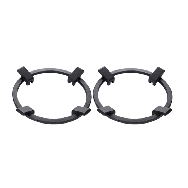 2X Cast Iron Wok Pan Support Rack Stand for Burner Gas Stove Hobs ...