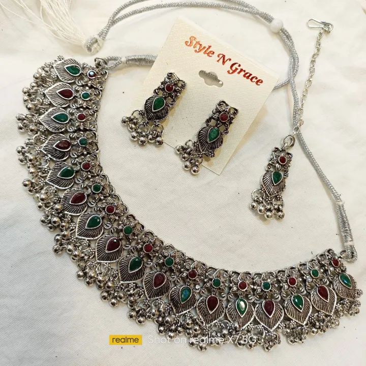 Nice Pearl Necklace Jewellery Set for Women hj | Daraz.com.bd
