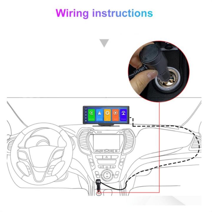 Car Dashboard Camera Smart Player Video Recorder In-Car Reversing ...