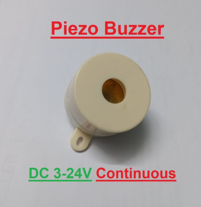 White 40mm Piezo Buzzer 3 24v Continuous Alarm Electronic Piezo Buzzer Sounder Tone Piezo Buzzer