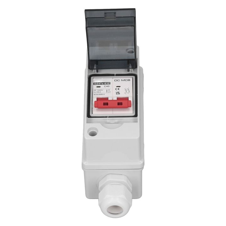 Circuit Breaker, IP65 Waterproof DC Circuit Breaker 40A 1000V 6KA ...