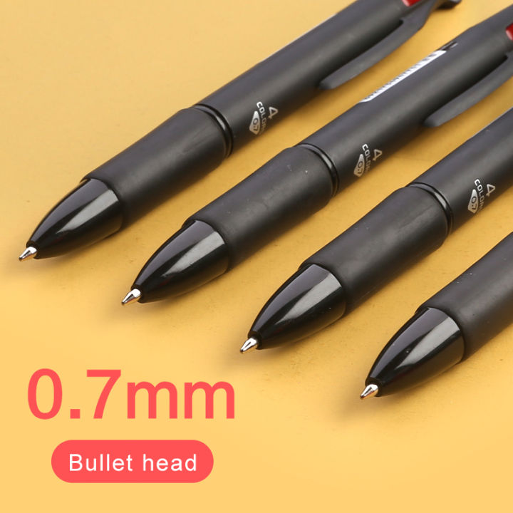 Deli Multifunction Ballpoint Pen 4 in 1 MultiColor Pen 0.7mm ...