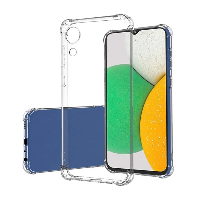 Samsung Galaxy A03 Core Flexible Clear Transparent Soft TPU Back Case ...