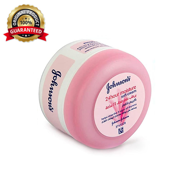 Johnson's 24 Hour Moisture Soft Cream 200ml | Daraz.com.bd