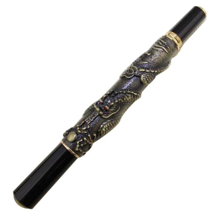 Luxury Classic Jinhao 18KGP Gold-plated Fountain Pen Calligraphy Pens ...