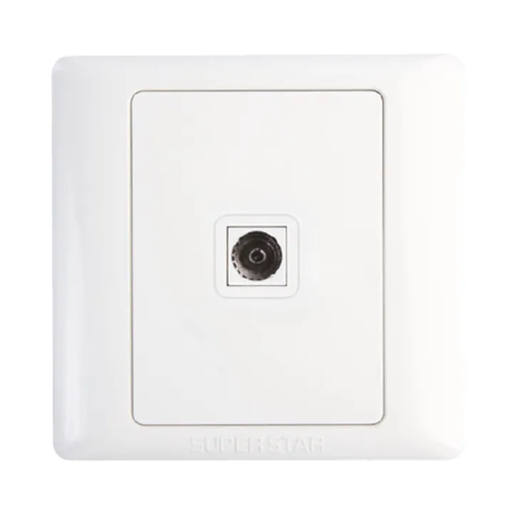 Super Star Rose TV Dish Cable Socket Electrical Wall Television Switch ...