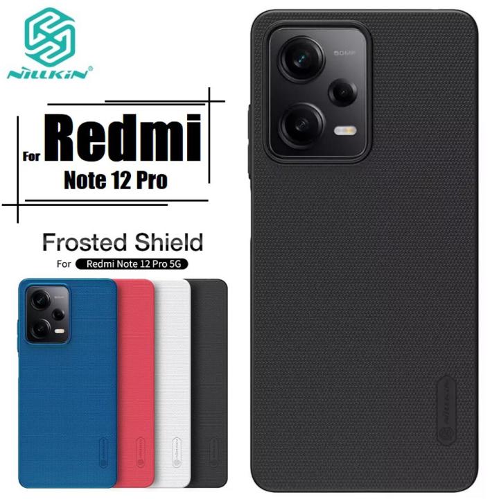 Nillkin ( Redmi Note 12 Pro 5G ) Super Frosted Shield Matte cover case ...