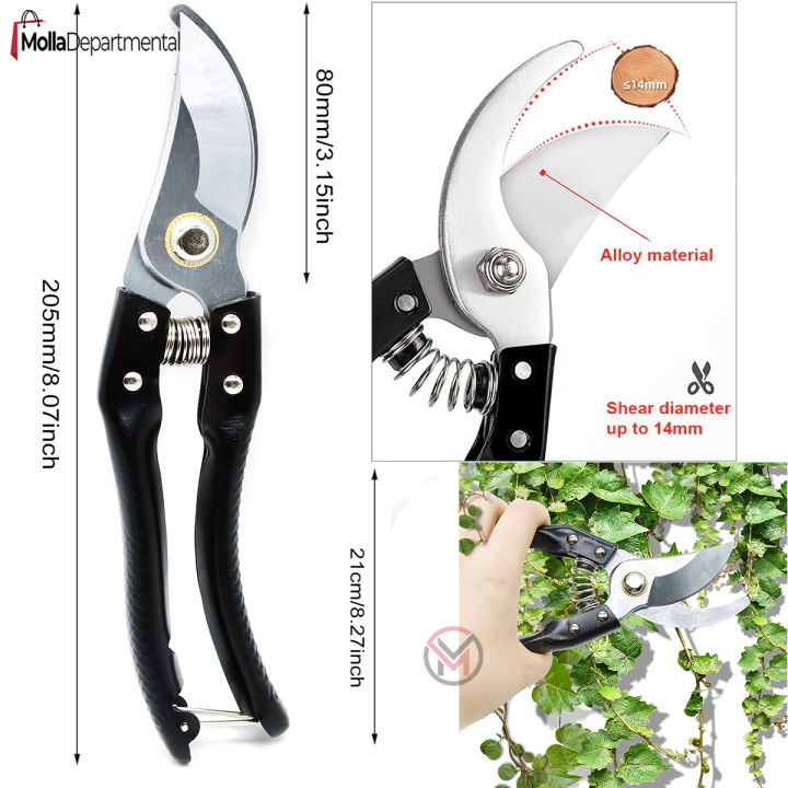 Highly Vital - 1pc Potted Scissors Pruning Garden Shears Hand Pruners ...